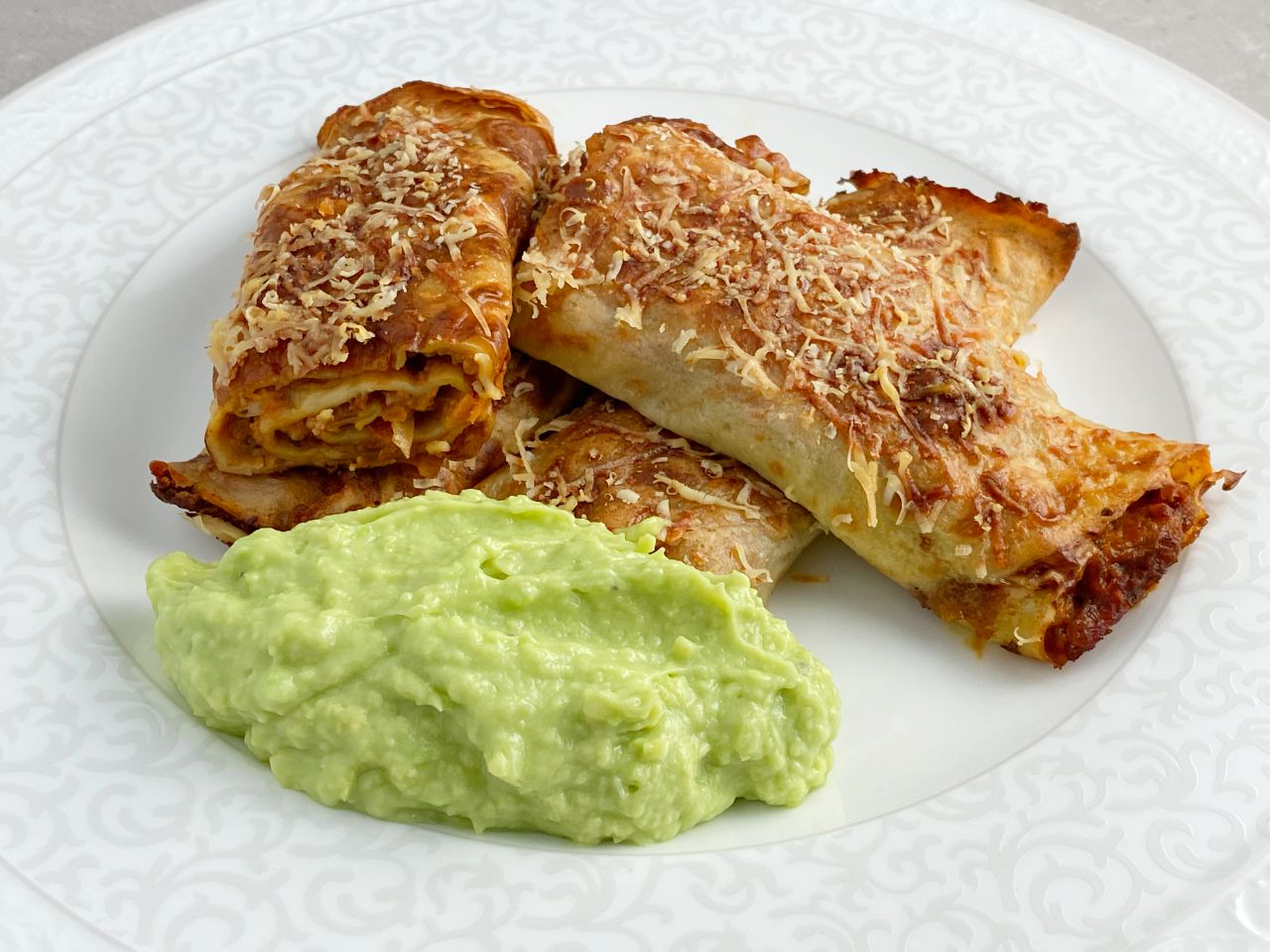 Crepes med köttfärssås