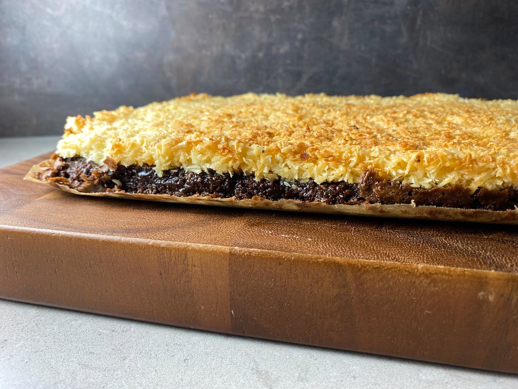 Ryttarkaka Kladdkaka Med Kokostosca